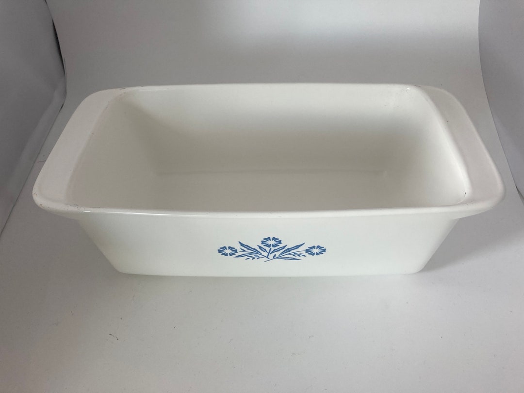 Vintage Corning Ware Cornflower Blue Loaf Pan, Bread Pan, Meatloaf Pan ...