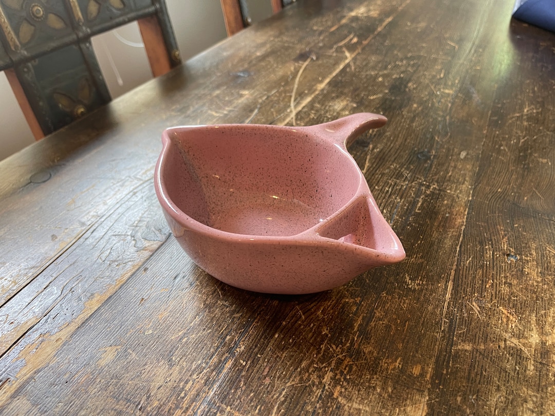 Vintage Pink Speckled Gravy Boat, Retro Kitchenware - Etsy
