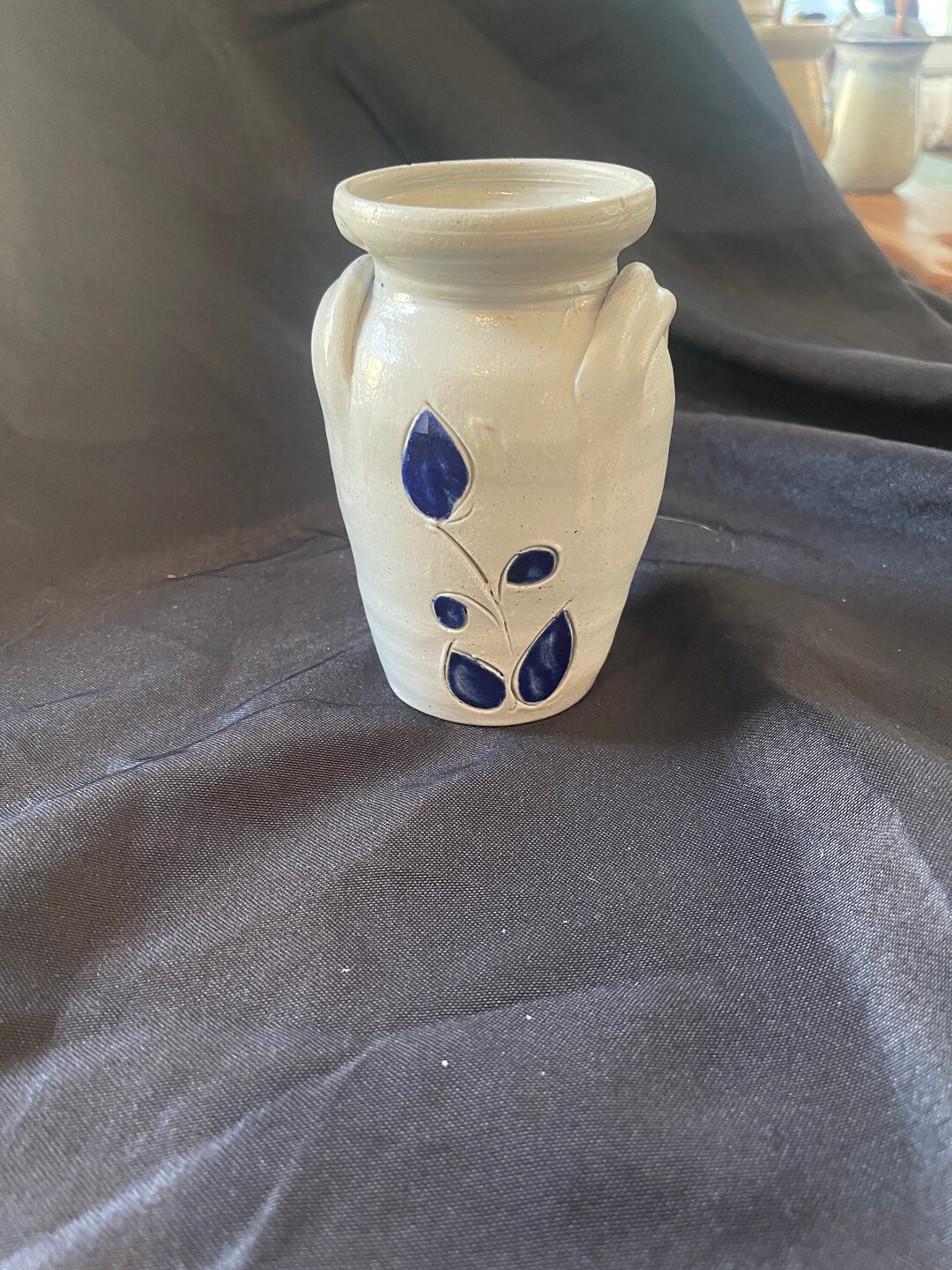 Williamsburg Salt Glaze Pottery Vase, Williamsburg Pottery Floral ...