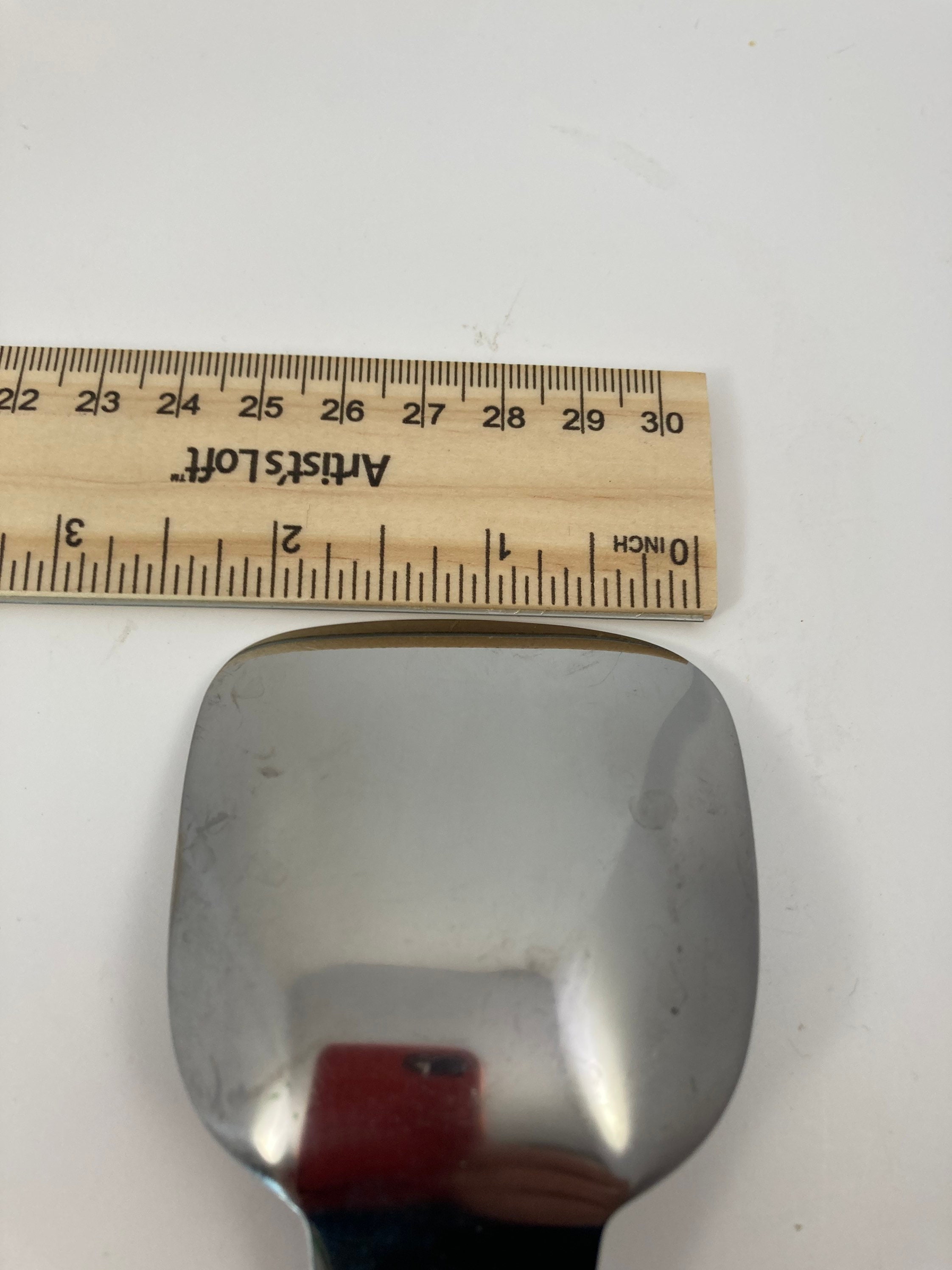 Modern Stainless Steel Square Spoon - Etsy UK