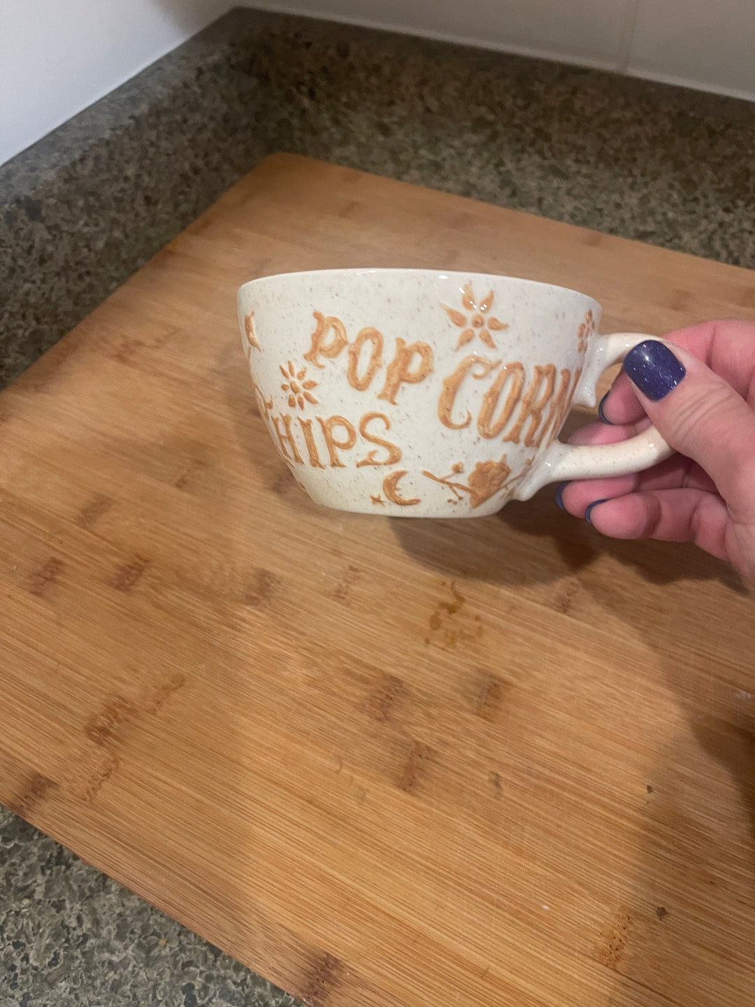Vintage Snack Cup, Popcorn Pretzel Chips Mug, Housewarming Gift - Etsy