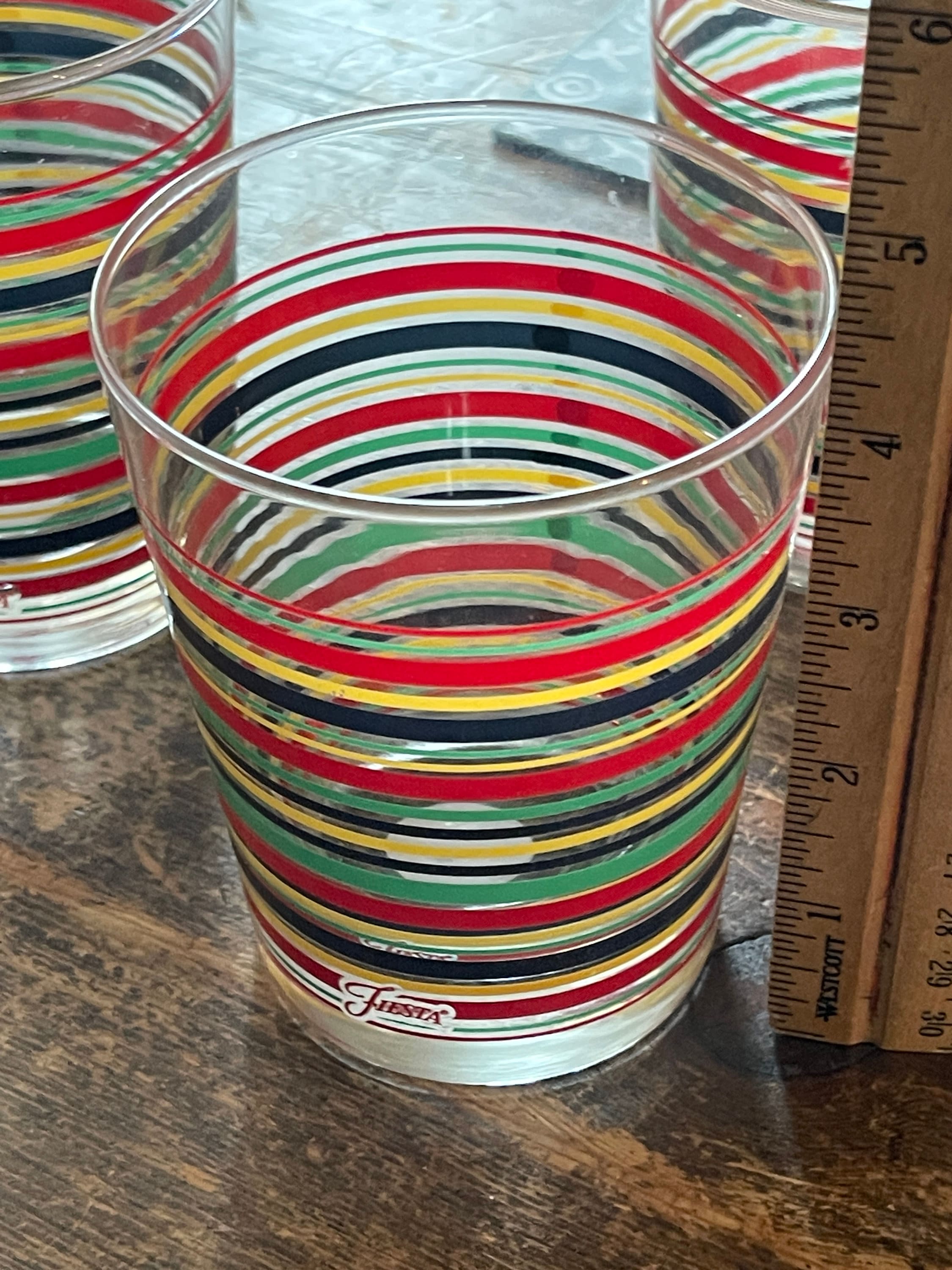 Fiestaware FIESTA Libbey Glasses-rare, Fiestaware Old Fashioned 12 Oz ...