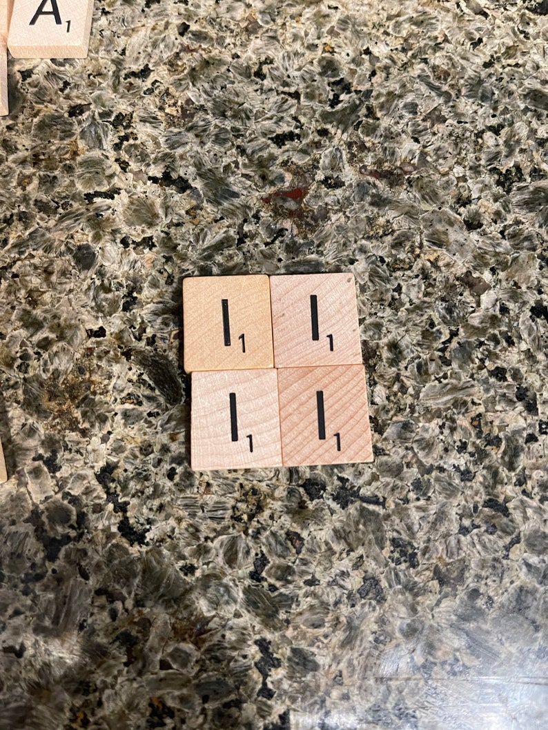 Scrabble® Tiles, Vintage Scrabble, Individual Letters, Old Scrabble ...