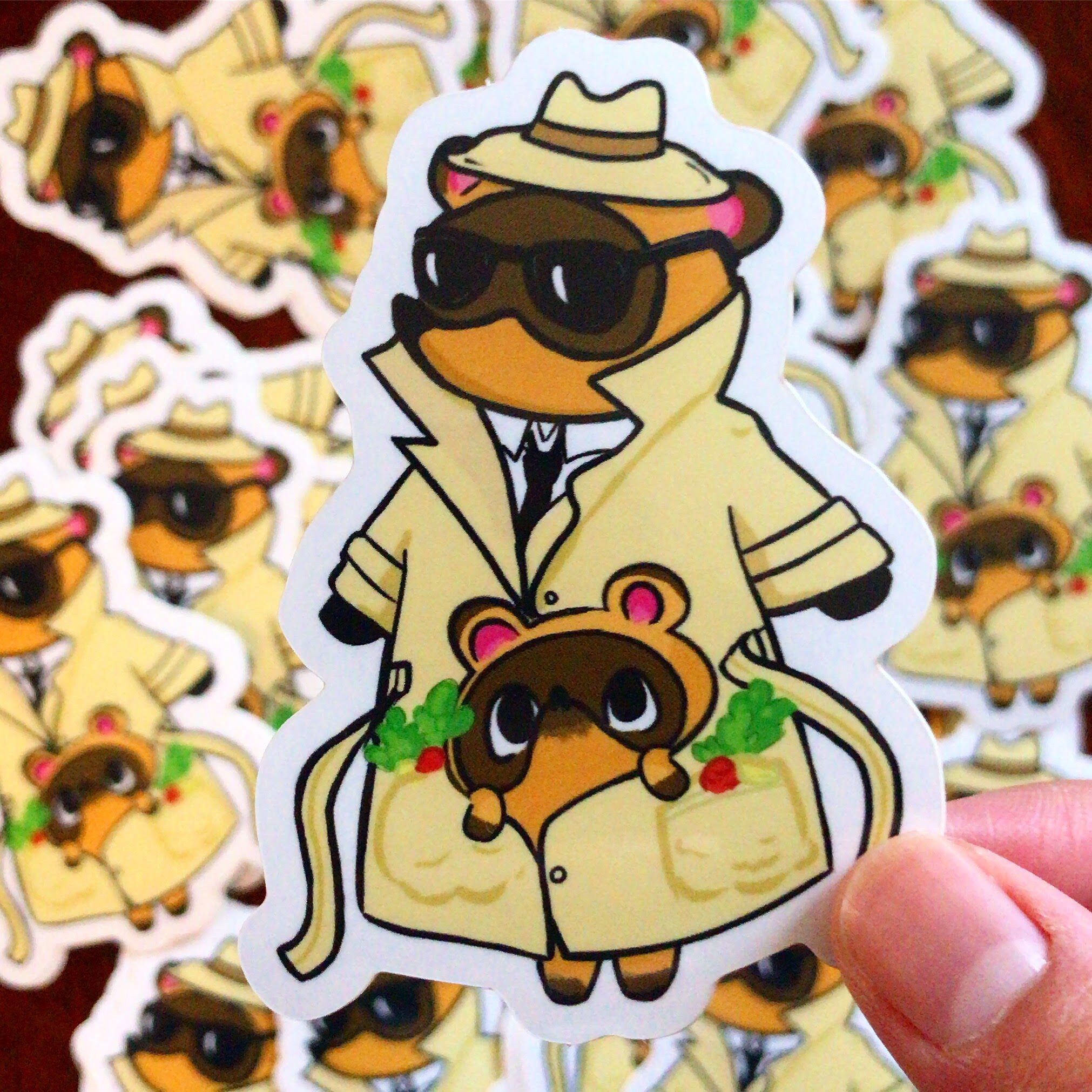 Animal Crossing Sticker Timmy and Tommy Sticker Tom Nook Nooks Cranny ...