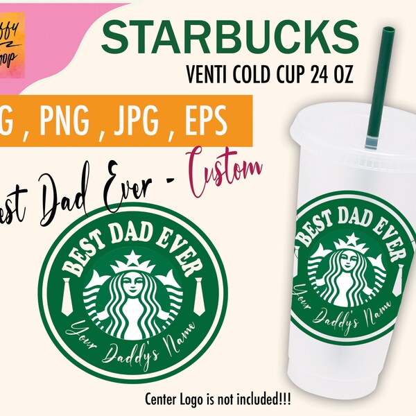 Dad Starbucks Svg - Etsy