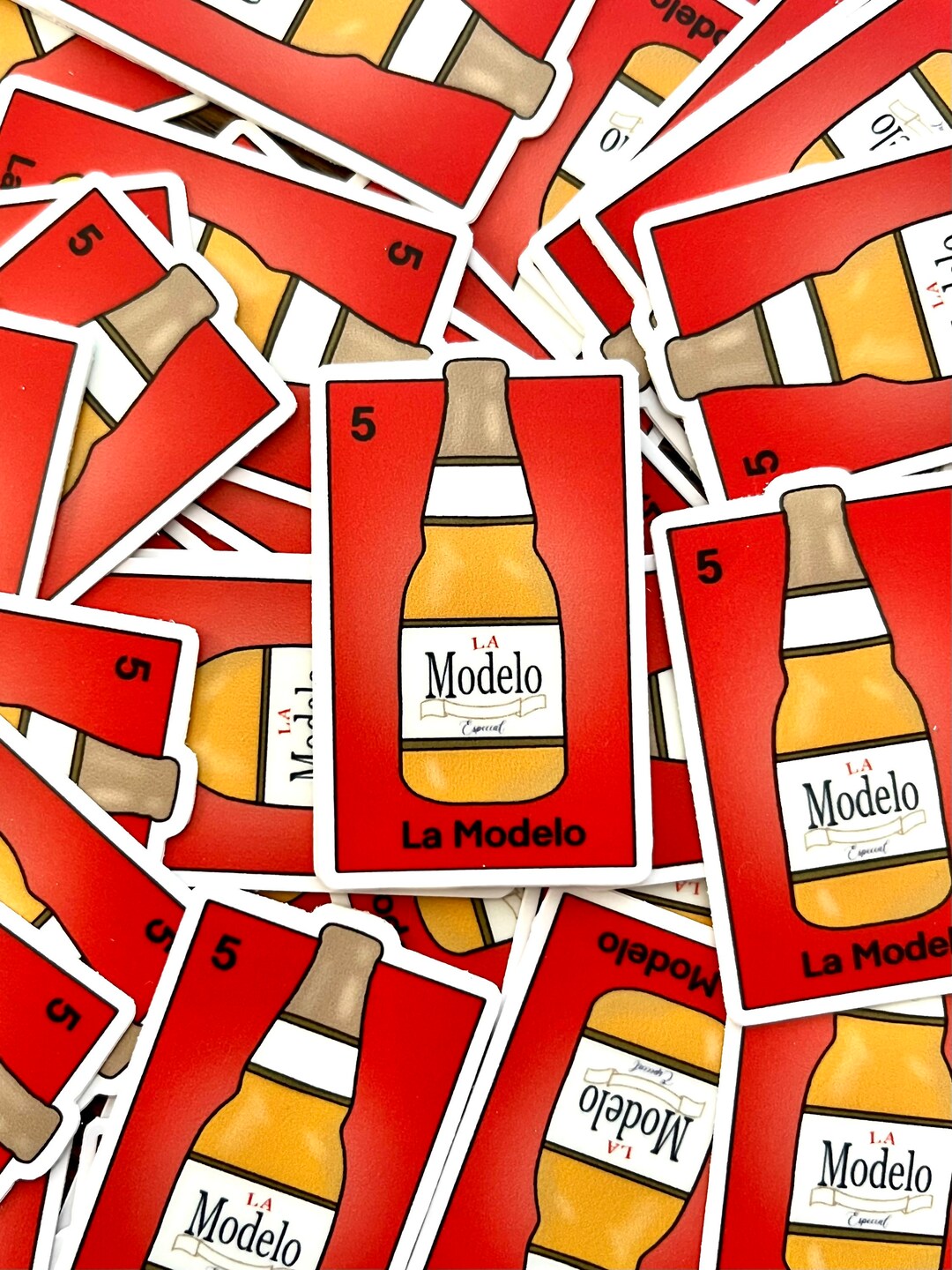 La Modelo Loteria Die Cut Sticker Loteria Decal Cute - Etsy