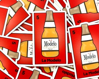 Modelo Beer Sticker - Etsy