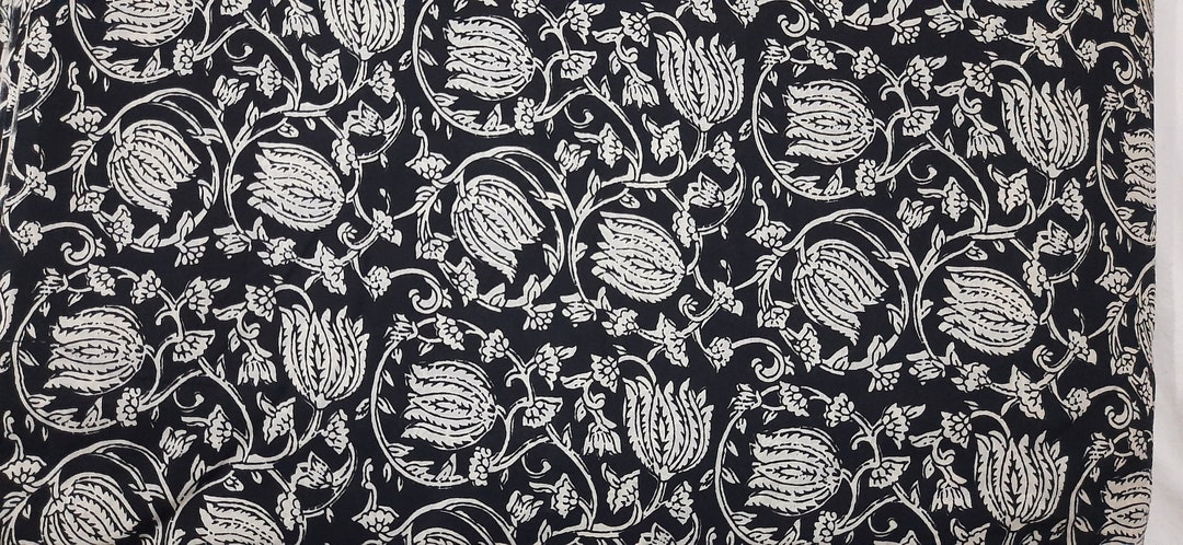 Indian Hand Block Print Fabric Pure Cotton Fabric Sanganer Jaipur ...