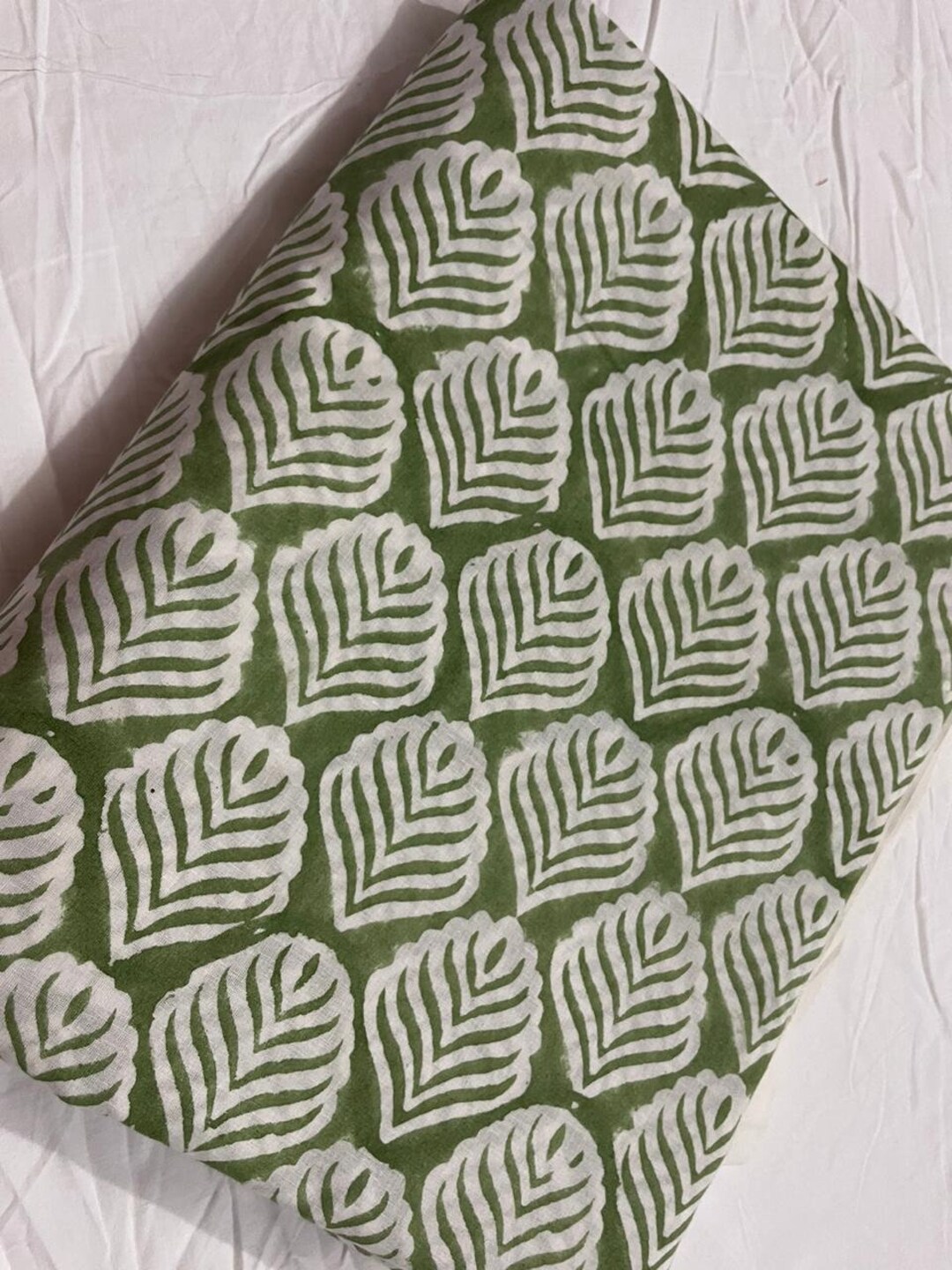 Hand Block Print, Printed Cotton Fabric, Block Printed Fabric, Block ...