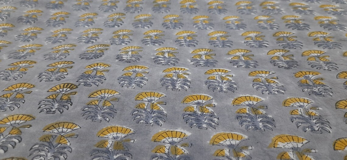 Hand Block Print Printed Cotton Fabric Block Printed Fabric - Etsy