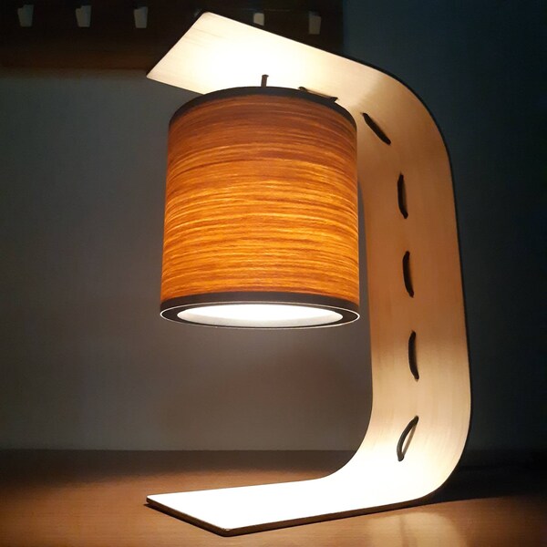Plywood Lamp - Etsy UK