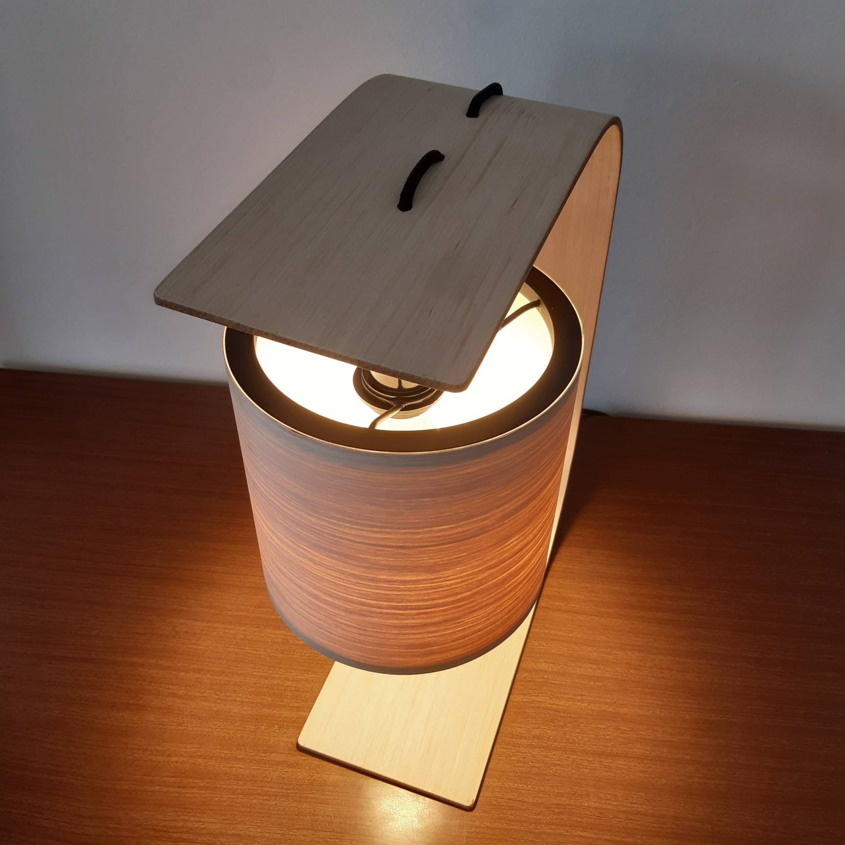 C Lamp. Table Lamp. Natural White Oak. Desk Lamp. Bedside Lamp. Unique ...