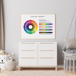 Color Theory on White | American English | Digital Printable ...