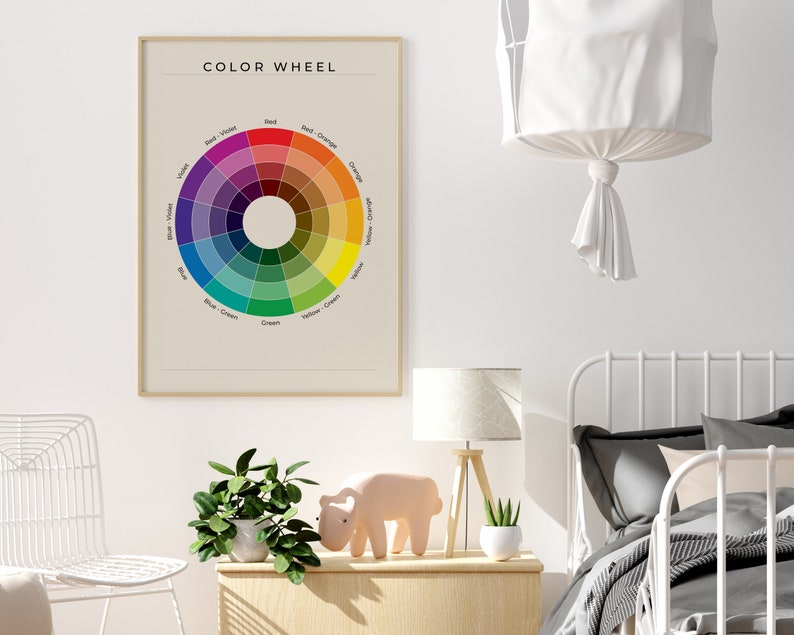 Color Wheel on Sand | American English | Digital Printable Educational ...