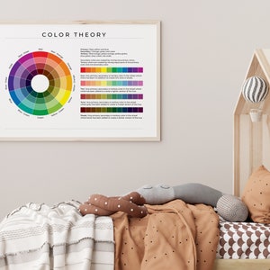 Color Theory on White | American English | Digital Printable ...