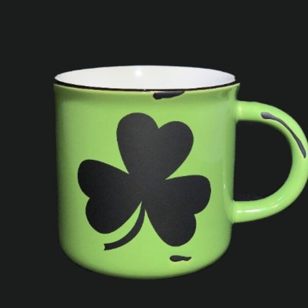 Four Leaf Clover Mug - Etsy