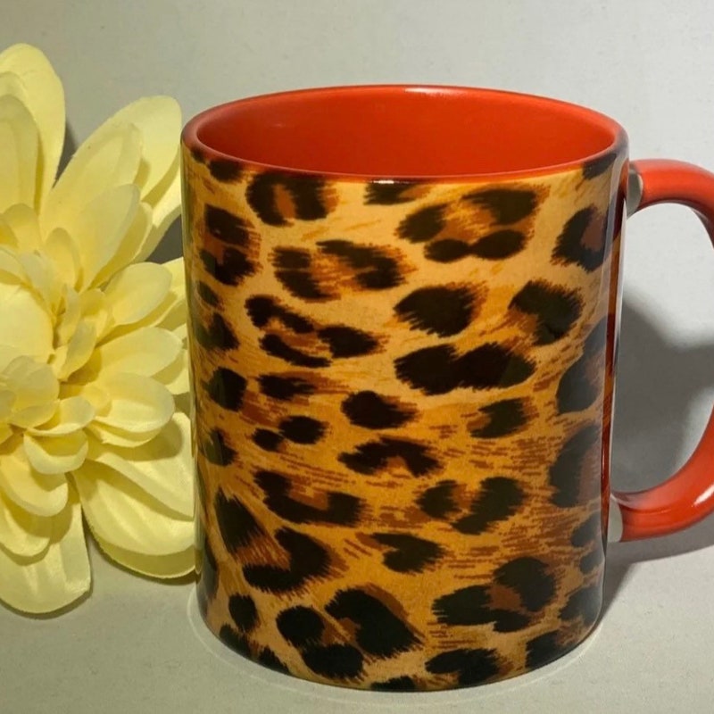 Leopard Coffee Mug - Etsy