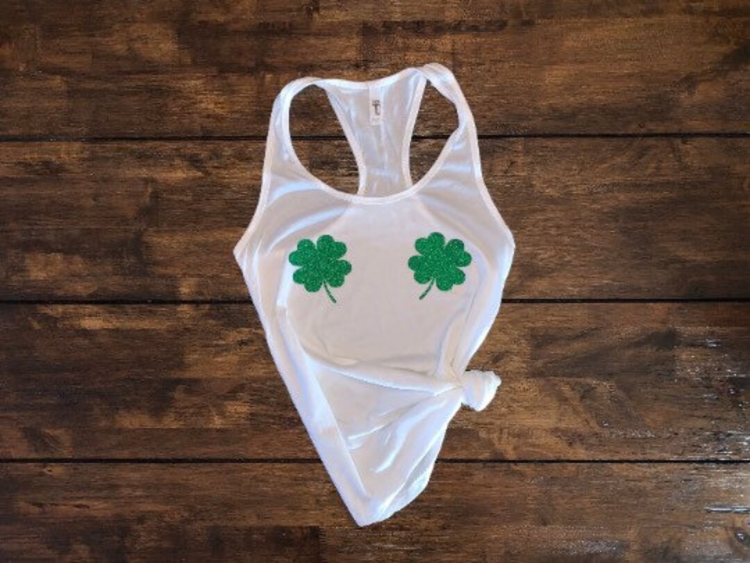 Ladies Four Leaf Clover Tank Top - Etsy