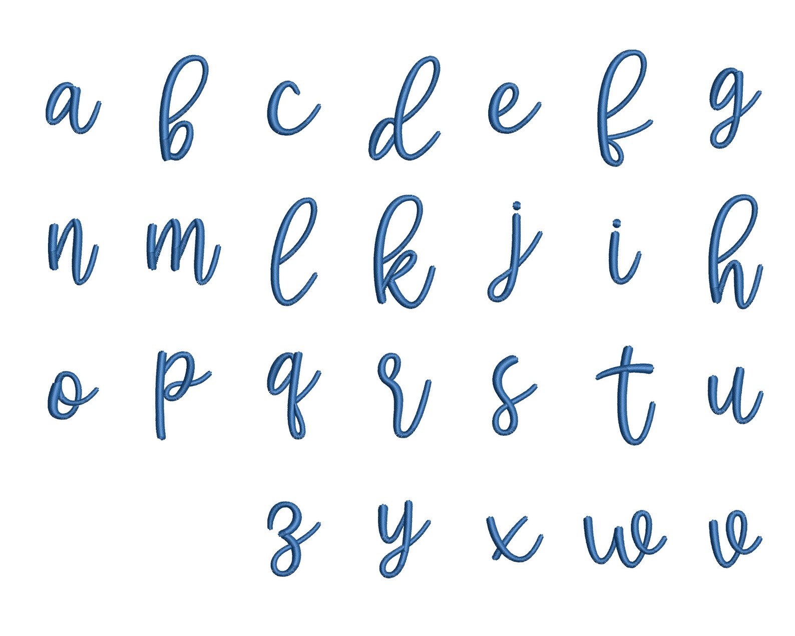 Script Embroidery Font Machine Embroidery Design Diana BX - Etsy