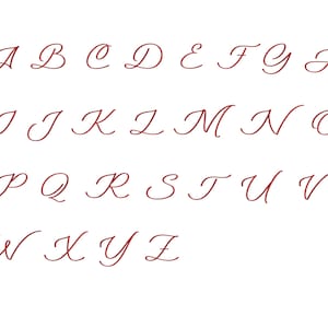 Valentine BX Script Embroidery Font Karen , Machine Embroidery Design ...