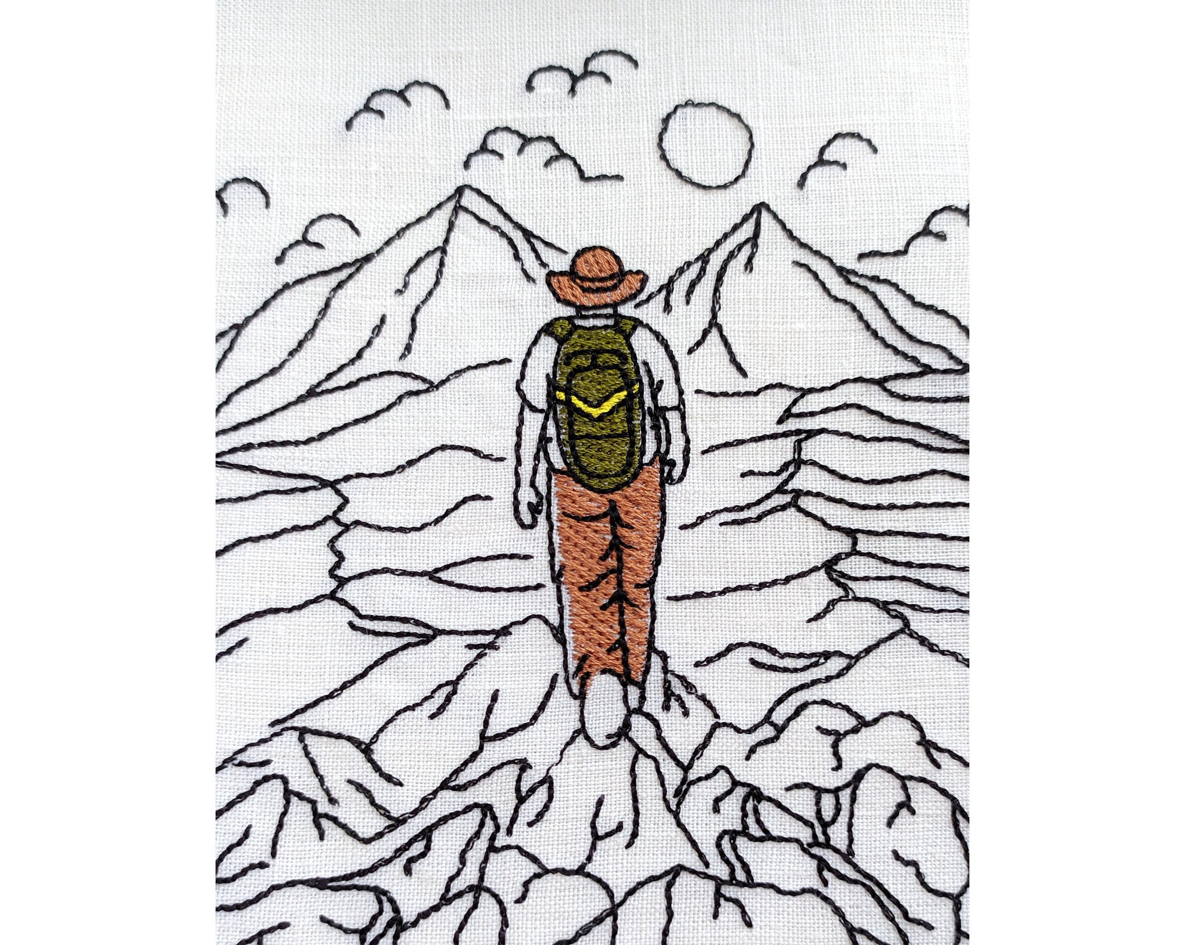 Mountain Adventure Machine Embroidery Design , Camping Embroidery ...