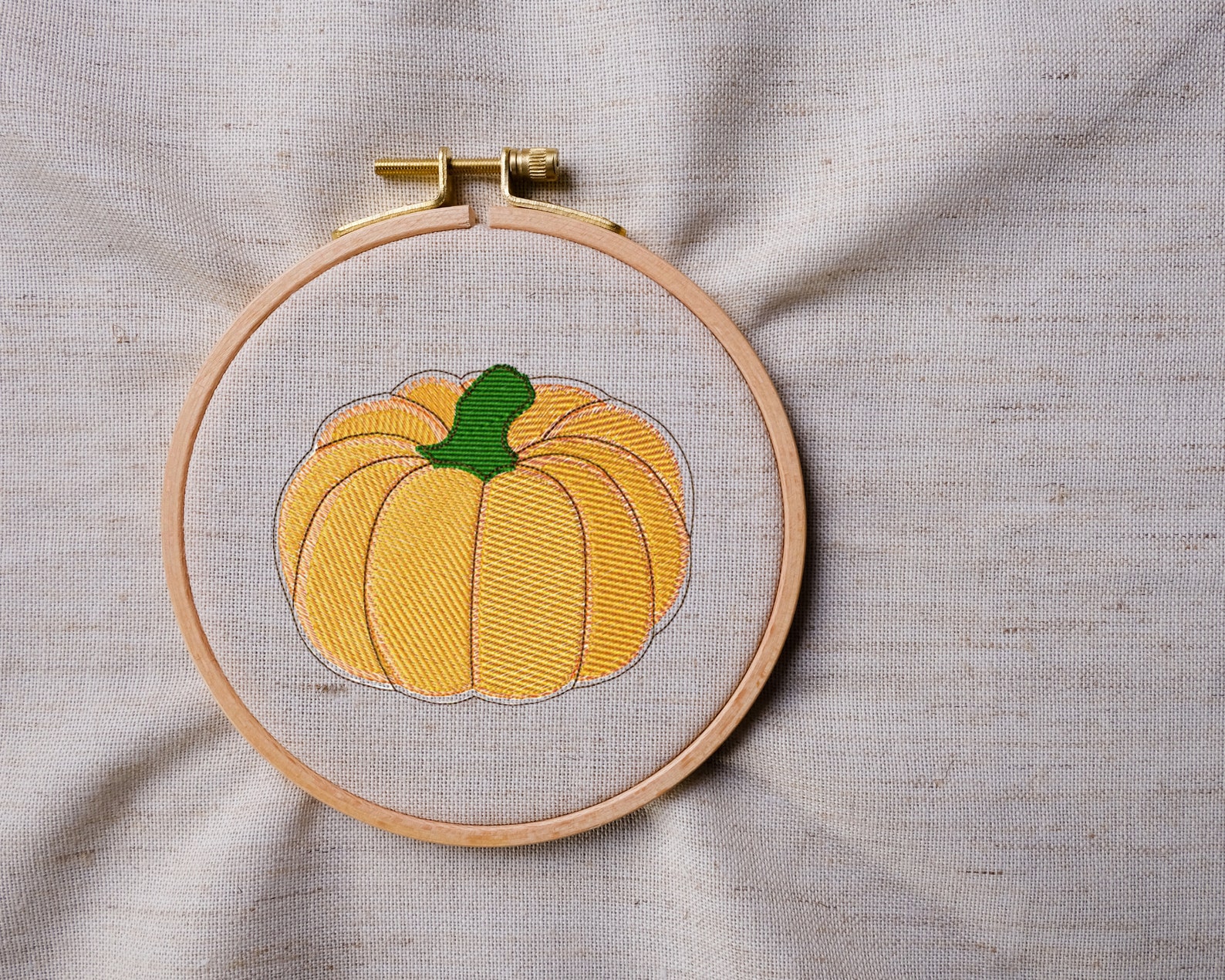 Pumpkin Machine Embroidery Design for Thanksgiving and - Etsy