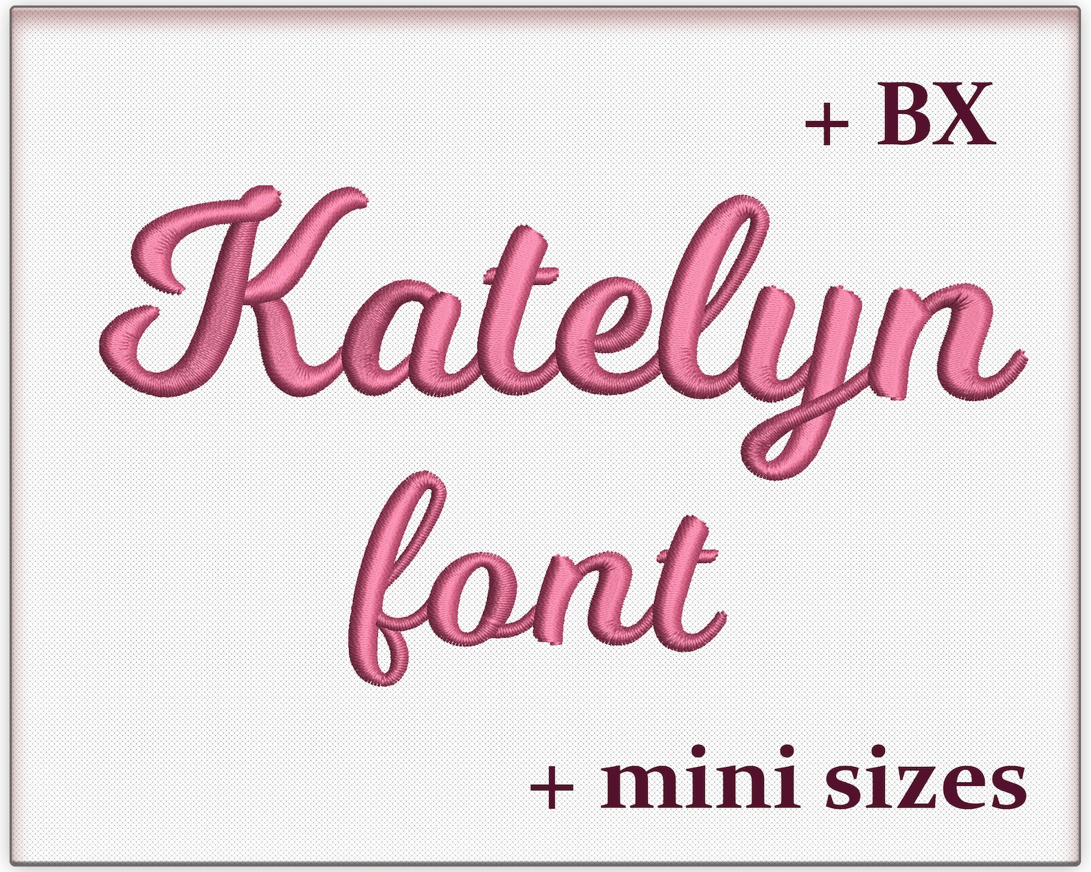 Script Embroidery Font , Machine Embroidery Design Katelyn, Cursive ...