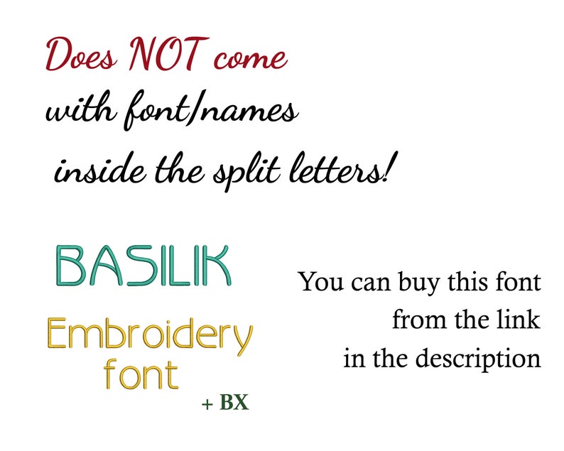 Embroidery Font , Machine Embroidery Design Angy , Split Monogram BX ...