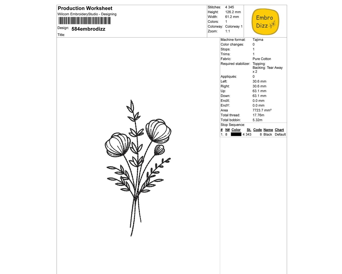 Flowers Machine Embroidery Designs Floral Embroidery File - Etsy