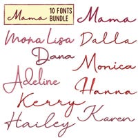 Script Embroidery Font - Etsy