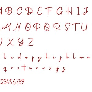 Cursive Machine Embroidery Font Dana , Embroidery Design , BX Script ...