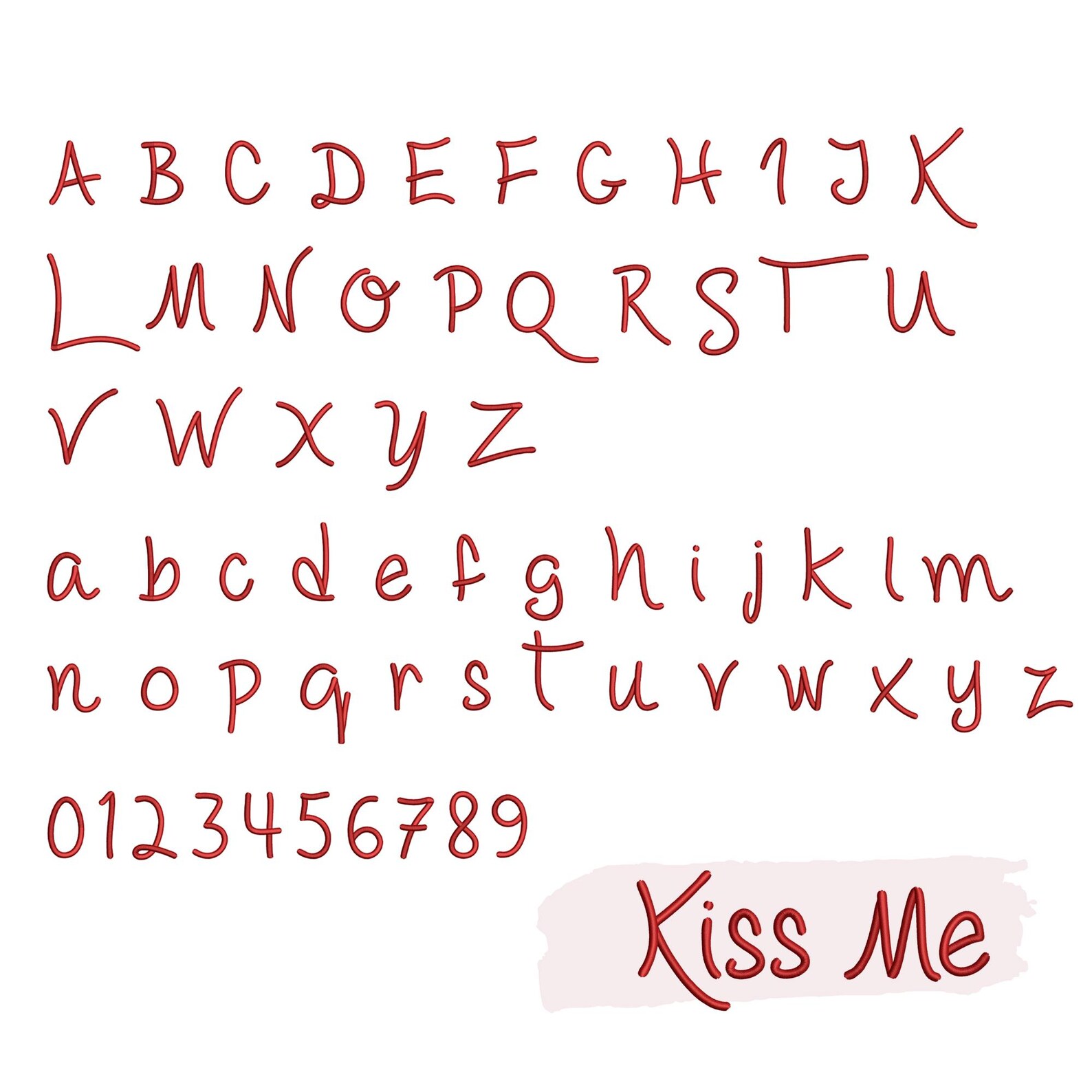 10 Funny Kids Embroidery Font Bundle , Machine Embroidery Design , 10 ...