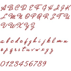 Script BX Embroidery Font , A-Z Embroidery Designs for Machine Embroidery , Cursive Varsity Font ...