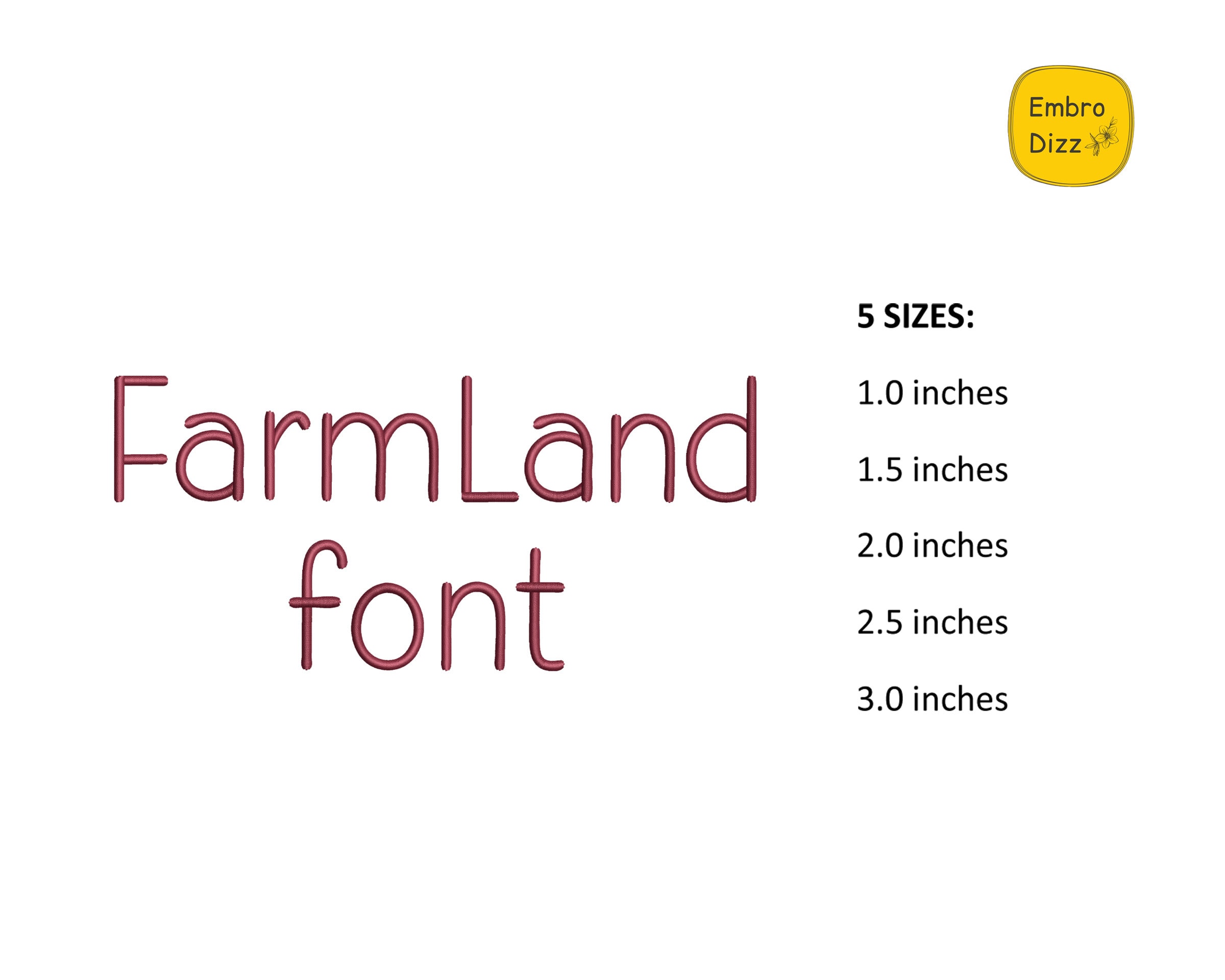 Farmhouse Rustic Embroidery Font Machine Embroidery Design - Etsy