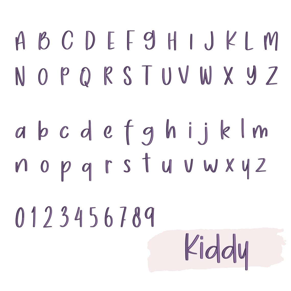 10 Funny Kids Embroidery Font Bundle , Machine Embroidery Design , 10 ...