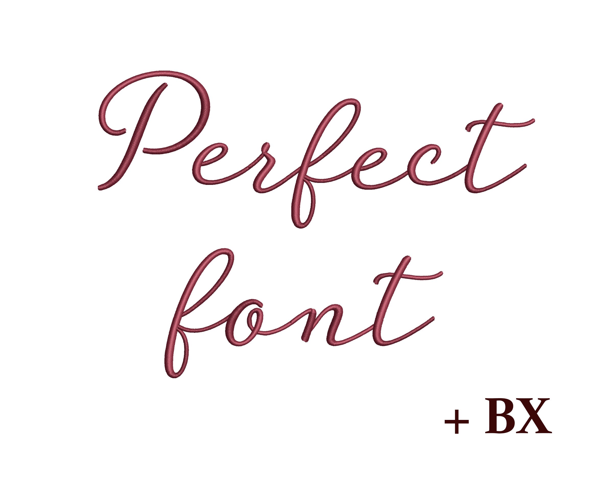 Script Embroidery Font Machine Embroidery Design Perfect | Etsy