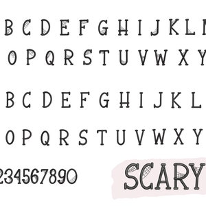 7 Halloween Script Embroidery Font Bundle , Machine Embroidery Designs ...