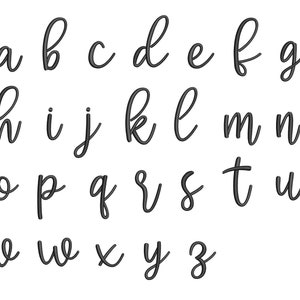 Halloween Script Machine Embroidery Font With Tails Spooky, Machine ...