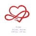 Mini Heart Embroidery Designs , Small Machine Embroidery Files 8 Sizes ...