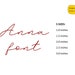 Script Embroidery Font Anna , Machine Embroidery Designs , Cursive BX ...