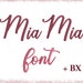 Script Machine Embroidery Font Mia Mia , Machine Embroidery Design ...