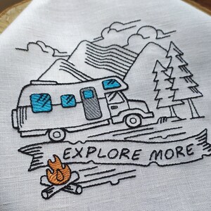 Camp Machine Embroidery Design , Explore More Embroidery File - Etsy