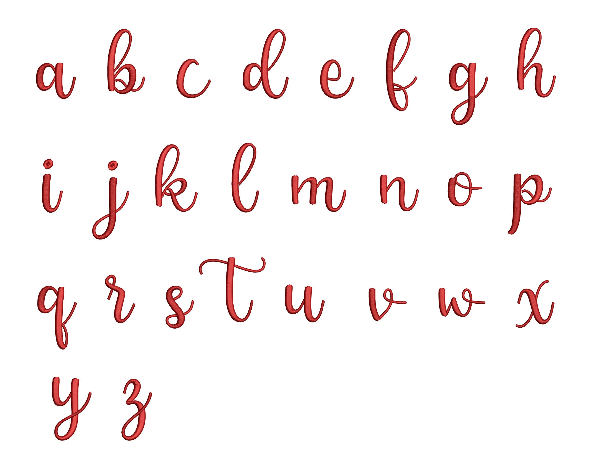 Script Embroidery Font Machine Embroidery Designs Paulina - Etsy