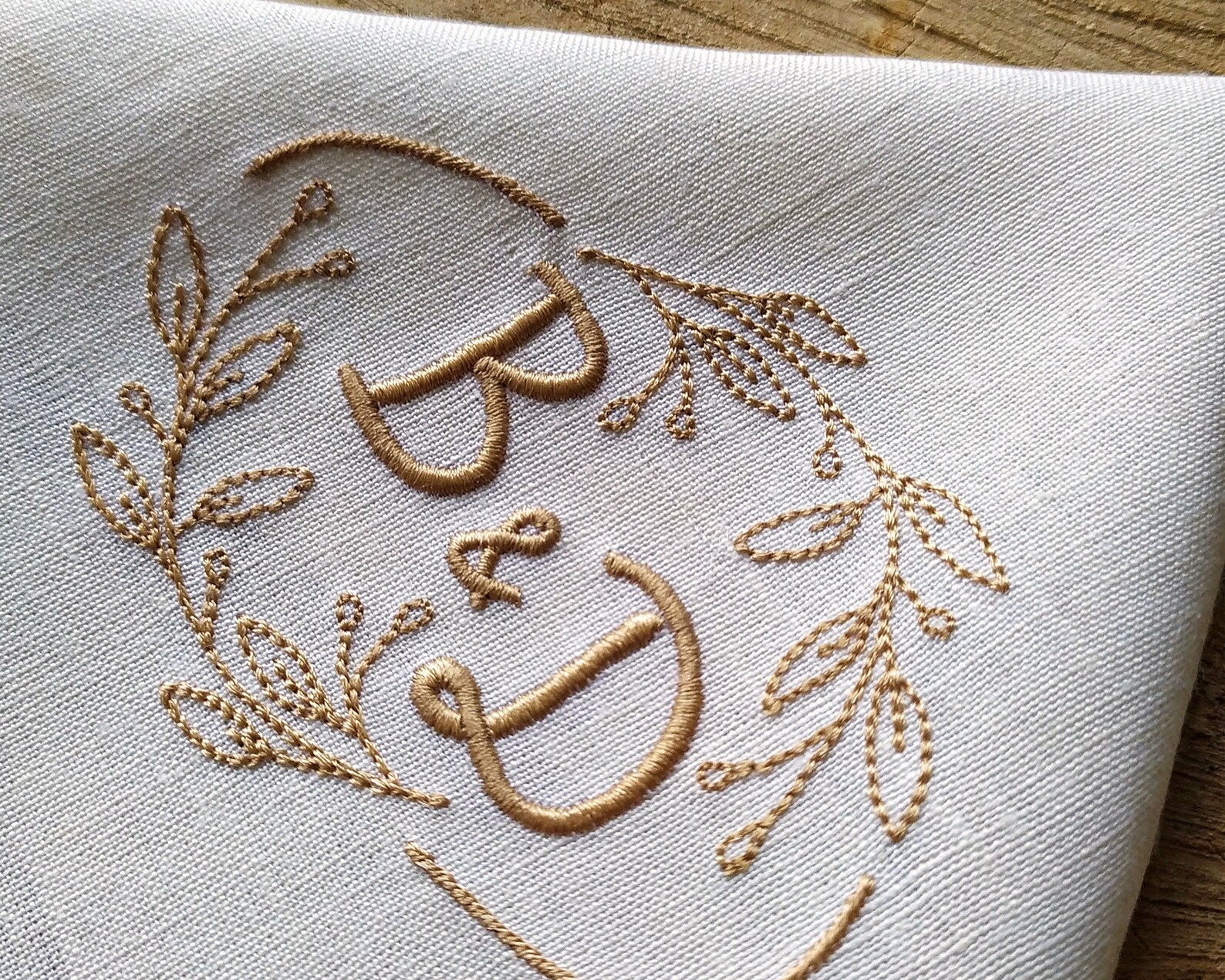 Monogram Wreath Embroidery Design Floral Frame Wreath | Etsy