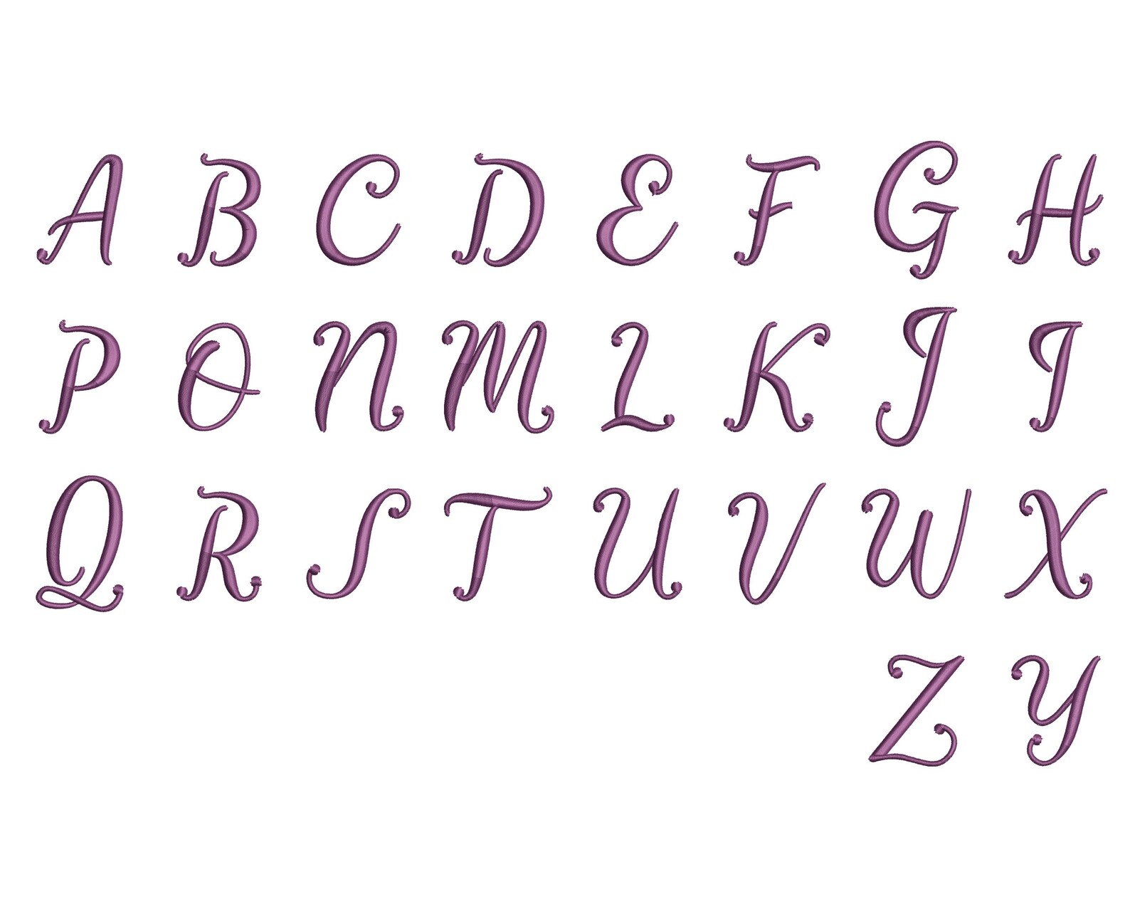 Embroidery Font Machine Embroidery Designs Lovely BX | Etsy