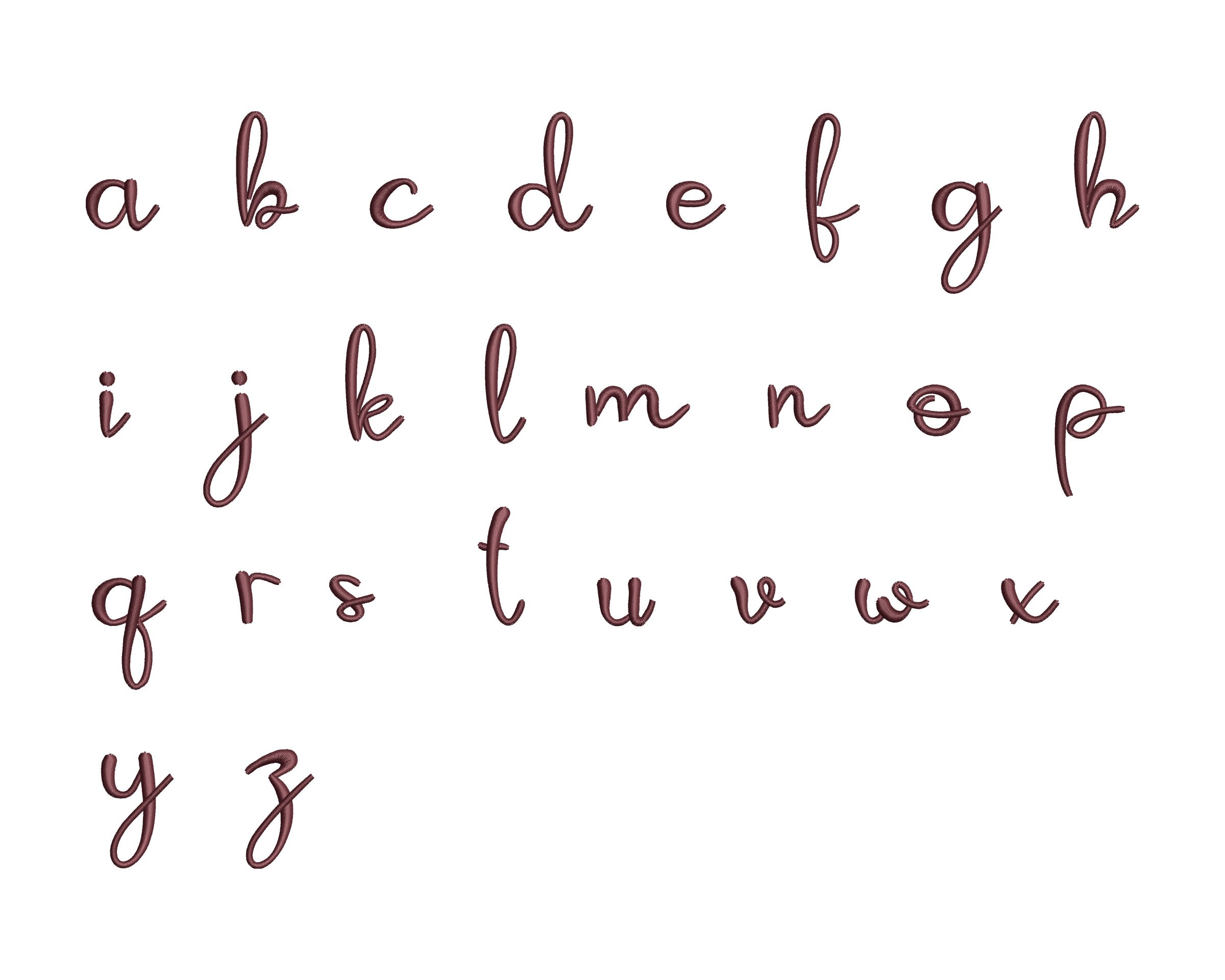 BX Script Machine Embroidery Font Machine Embroidery Designs - Etsy