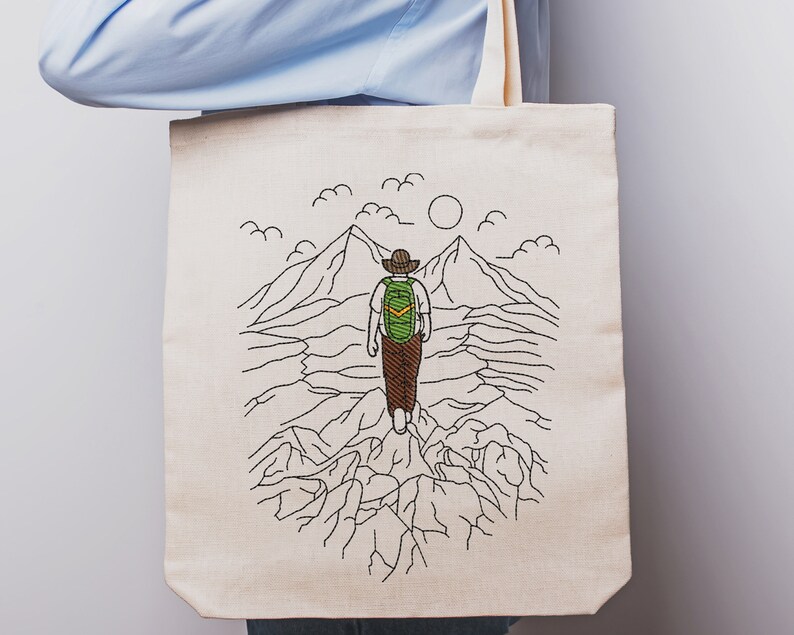 Mountain Adventure Machine Embroidery Design , Camping Embroidery ...