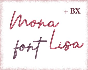 Mona Lisa Font - Etsy