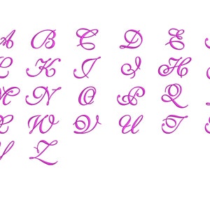 Embroidery Font , Machine Embroidery Design , Monogram Font - Etsy