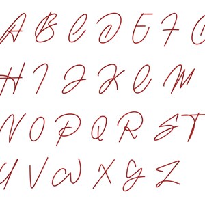 Script Cursive Machine Embroidery Font Sarah , Embroidery Design , BX ...